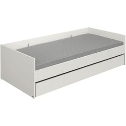 Paidi Kinderbett &raquo;CUTIE LEA in Wei&szlig; mit Bettkasten, Jugendliege&laquo; L/B/H ca. 204/96-126/56cm, Off-White, bietet extra Stauraum oder zus&auml;tzliche 
