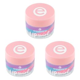 Essence Damen Lippenmaske &raquo;LIP swirl caring mask&laquo; 3-tlg., pflegend, versorgend, gl&auml;ttend bunt Einheitsgr&ouml;&szlig;e