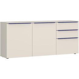 Tom Tailor HOME Kommode Lowboard, Breite 165 cm,3 T&uuml;ren,2 Schubladen, viel Stauraum Holzwerkstoff, Melamin, Spanplatte B/H/T: 165cm x 74cm x 42cm, 