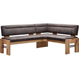 K+w Komfort & Wohnen K+W Komfort & Wohnen Eckbank &raquo;Floyd&laquo; Stauraumbank, langer Schenkel rechts oder links in 2 Qualit&auml;ten braun 520: Microfaser, 100% Polyester; 760: 
