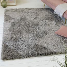 OTTO home Hochflor-Teppich &raquo;Josetta, auch als L&auml;ufer erh&auml;ltlich&laquo; rechteckig 50 mm H&ouml;he Langflor, Shaggy, dichter weicher Hochflor, uni farben, 