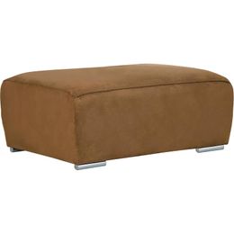 OTTO home Hocker &raquo;BEATRICE mit Wellenfederung, Ma&szlig;e B/T/H: 100/68/45 cm&laquo; passend zur "Beatrice"-Serie, in hochwertiger Verarbeitung gelb B/H/T: 100cm 