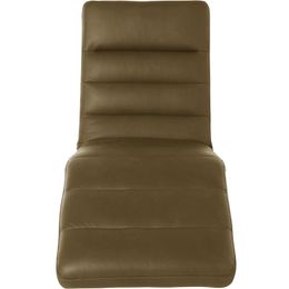 W.Schillig Relaxliege &raquo;daily dreams&laquo; Funktionsliege wahlweise mit Motor, Gestell Chrom, Breite 65 cm gr&uuml;n Longlife Xtra-Leder Z59: Glattleder mit 