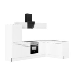 KOCHSTATION K&uuml;che &raquo;KS-Bern2&laquo; Stellma&szlig;e 295 x 175 cm, wahlweise mit E-Ger&auml;ten wei&szlig; B/H/T: 192cm x 60cm, ohne E-Ger&auml;te
