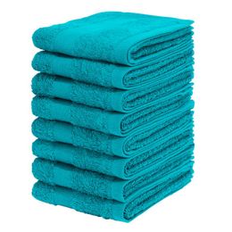OTTO home Gaestehandtuecher &raquo;Vanessa, 8 G&auml;stehandt&uuml;cher, 30x50cm, in Standard- und Premium-Qualit&auml;t&laquo; Handt&uuml;cher mit Bord&uuml;re, 100% Baumwolle, einfarbig