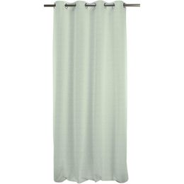 Apelt Gardine &raquo;Arizona&laquo; &Ouml;sen 1 Stk. tlg. HxB: 245x135, Arizona, &Ouml;senschal mit Metall&ouml;sen blau Jacquard, Leinen, Polyester 245cm, &Ouml;sen, 135cm