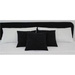 Westfalia Schlafkomfort Dekokissen (5 Stck.) schwarz-wei&szlig; Polyester B/L: 40cm x 40cm, 5 Stk.