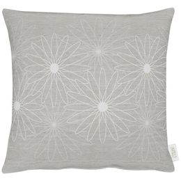 Apelt Dekokissen &raquo;1712&laquo; Kissenh&uuml;lle ohne F&uuml;llung, 1 St&uuml;ck grau Polyester B/L: 46cm x 46cm, 1 Stk.