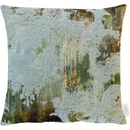 Apelt Dekokissen &raquo;Smaragd&laquo; Kissenh&uuml;lle mit F&uuml;llung, 1 St&uuml;ck gr&uuml;n Polyester B/L: 45cm x 45cm, 1 Stk.