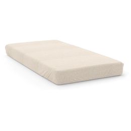 SETEX Bettlaken &raquo;Frottee&laquo; kuschelig weiches Qualit&auml;ts-Spannbetttuch mit elastischem Gummizug beige Frottee, Obermaterial: 80% Baumwolle, 20% Polyester