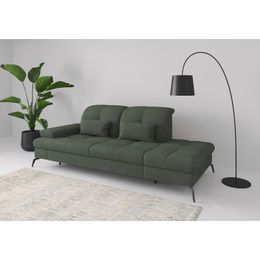 Sit & More sit&more Recamiere &raquo;Amica, inkl. Sitztiefenverstellung und Armteilverstellung&laquo; wahlweise mit Kopfteilverstellung und Stauraum gr&uuml;n 90% Polyester, 10% 