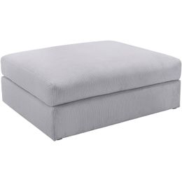 OTTO home Polsterhocker &raquo;Soft&Cosy XL, B: 101 cm - OTTO. Verl&auml;ssliche Qualit&auml;t.&laquo; Mega-Hocker, in Cord oder Chenille-Struktur w&auml;hlbar grau 100% 
