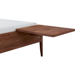 Hasena Nachtkonsole &raquo;Drift&laquo; braun Massivholz B/H/T: 48cm x 38cm, Nussbaum