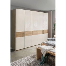 Wiemann Kleiderschrank &raquo;Kiruna&laquo; mit Champagnerglas braun Floatglas, Holz teilmassiv B/H/T: 246,3cm x 197cm x 58cm