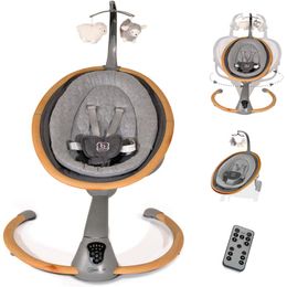 BABYGO Babywippe &raquo;Homey&laquo; bis 9 kg mit Schaukelbewegungen und Sound beige Einheitsgr&ouml;&szlig;e Babywippe