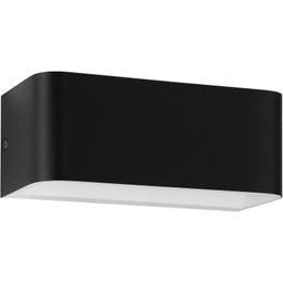 Eglo Wandleuchte &raquo;Sania 4 Wandlampe, Wandspot, Aluminium, Up and Down Leuchte, Flurlampe&laquo; LED-Modul 1 Stk. Warmwei&szlig; Wand-/Deckenleuchte - L20 x H8 x 