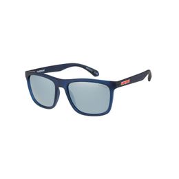 Superdry Herren Sonnenbrille &raquo;Modell 996080&laquo; Vollrand, Markenlogo am B&uuml;gel blau Einheitsgr&ouml;&szlig;e