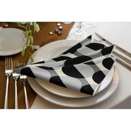 Adam Stoffserviette &raquo;Circles&laquo; GOTS organic,zertifiziert durch CERES 0242Made in Germany grau Obermaterial: 100% Baumwolle Bio-Baumwolle