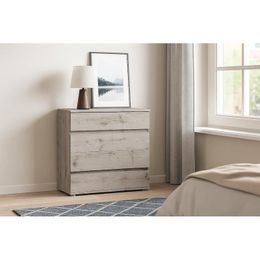 Home Affaire Kommode &raquo;PRESSAC Sideboard mit 4 Schubladen, Ma&szlig;e B/T/H: 91,5/42/85 cm&laquo; Schubladenschrank mit viel Stauraum, in 2 Farben erh&auml;ltlich grau 