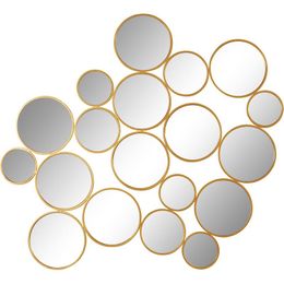 OTTO home Dekospiegel &raquo;Malisa, Wand Dekoration horizontal und vertikal h&auml;ngbar, 3 Farben&laquo; gro&szlig;er Wandspiegel mit 19 Elementen, 121x110cm, aus Metall 