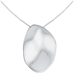 Calvin Klein Damen Kette mit Anh&auml;nger &raquo;CK REFLECT&laquo; silber Edelstahl, L: 66 B: 1,3mm
