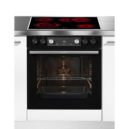 Gorenje Elektro-Herd-Set &raquo;BCX6737E05BG&laquo; mit 1-fach-Teleskopauszug Aqua Clean Set, 300 &deg;C Pizzafunktion. Pizza wie aus dem Steinofen schwarz Vier 