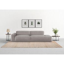 Trendmanufaktur Big-Sofa &raquo;Braga, mit hochwertigem Kaltschaum, Megasofa, in Cord erh&auml;ltlich&laquo; modernes Big-Sofa, Couch mit hohem Sitzkomfort, 277/72/107