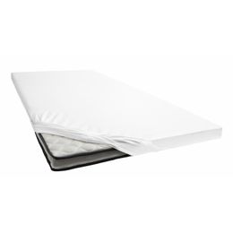 bellana Spannbettlaken &raquo;bellana deluxe f&uuml;r Topper, mit Elasthan, Premium Jersey 230 g/m&sup2;&laquo; mit 5% Elasthan, f&uuml;r Topper mit 4-10cm H&ouml;he, b&uuml;gelfrei, 