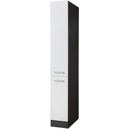 KOCHSTATION Apothekerschrank &raquo;KS-Paris&laquo; Breite 30 cm wei&szlig; Holzwerkstoff B/H/T: 30cm x 200cm x 60cm