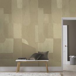 SUPERFRESCO EASY Fototapete &raquo;Grafik Geo&laquo; grafisch glatt Design Tapeten beige Vlies B/L: x 2,8m, Rollen: 1