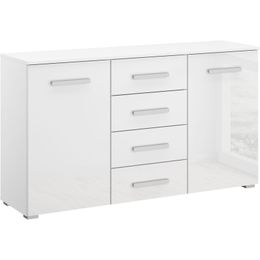 Rauch Schubkastenkommode &raquo;Sideboard Kommode Kombikommode KOLUNA mit Hochglanzfront&laquo; Breite 120 cm mit eleganter Hochglanzfront, vier gro&szlig;e Schubladen,