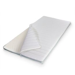 Stendebach Topper &raquo;Topper Softtop Latex&laquo; gut geeignet auch bei h&ouml;herem K&ouml;rpergewicht wei&szlig; Latex flexibel, B/L: 180cm x 200cm (1 Stk.)