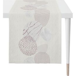 Apelt Tischl&auml;ufer &raquo;1601 LOFT STYLE&laquo; Jacquardgewebe lila Polyester, Viskose B/L: 48cm x 140cm, 1 Stk., rechteckig