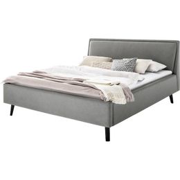 Meise M&ouml;bel meise.m&ouml;bel Polsterbett &raquo;Frieda&laquo; wahlweise mit Lattenrost und Bettkasten grau Liegefl&auml;che L&auml;nge B: 200cm x 160cm, Webstoff Ohne Lattenrost und 