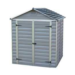 Ger&auml;tehaus &raquo;Skylight 6x5&laquo; Kunststoff silber Polycarbonat (PC) Einheitsgr&ouml;&szlig;e