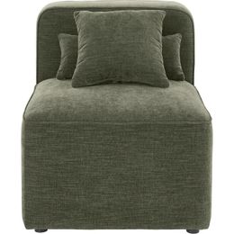 Home Affaire Sofa-Mittelelement &raquo;Sundstrup&laquo; Modulserie, individuelle Zusammenstellung gr&uuml;n 100% Polyester Samtoptik