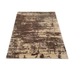 Teppich &raquo;ANGELES PILANO&laquo; rechteckig 10 mm H&ouml;he exlcusive Musterring DELUXE COLLECTION, Bambus-Viskose feine Kn&uuml;pfung braun Viskose B : 200cm 1 Stk., 