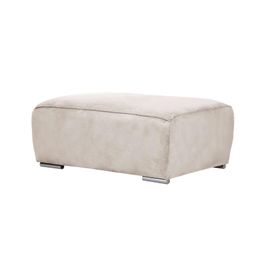 OTTO home Hocker &raquo;BEATRICE mit Wellenfederung, Ma&szlig;e B/T/H: 100/68/45 cm&laquo; passend zur "Beatrice"-Serie, in hochwertiger Verarbeitung beige 100% 