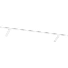 Aufbauleuchte Breite 60 cm, Spiegelleuchte grau H: 11,5cm