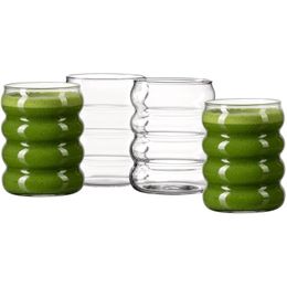 Ritzenhoff & Breker Gl&auml;ser-Set &raquo;Zen&laquo; hitzebest&auml;ndig, je 300 ml transparent Borosilikatglas &Oslash; 7,5cm x 10cm, 300ml, 4