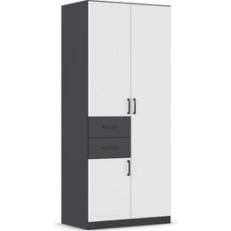 Rauch Dreht&uuml;renschrank &raquo;Kleiderschrank Schrank Garderobe MAIKA mit Dekor-Front&laquo; 2 Schubladen, in verschiedenen Breiten, H&ouml;hen, Farben, MADE IN GERMANY