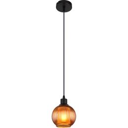Globo LIGHTING H&auml;ngeleuchte &raquo;ZUMBA&laquo; E27 1 Stk. H&auml;ngelampe/Pendelleuchte/Esszimmer/Wohnzimmer/Esstisch &Oslash; 15cm H: 120cm, 1 Stk.