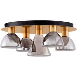 NOVA LUCE Deckenleuchte &raquo;VOI&laquo; LED-Modul 1 Stk. Warmwei&szlig; 5, &Oslash; 57cm H: 21cm, 1 Stk.