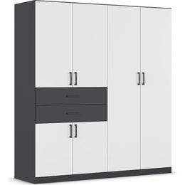 Rauch Dreht&uuml;renschrank &raquo;Kleiderschrank Schrank Garderobe MAIKA mit Dekor-Front&laquo; 2 Schubladen, in verschiedenen Breiten, H&ouml;hen, Farben, MADE IN GERMANY