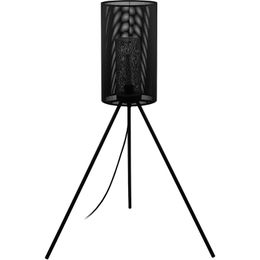 Eglo Stehlampe &raquo;LADUNARA&laquo; E27 1 Stk. Stehleuchte in schwarz aus Stahl - exkl. E27 - 1X40W schwarz &Oslash; 25cm H: 117cm, 1 Stk.