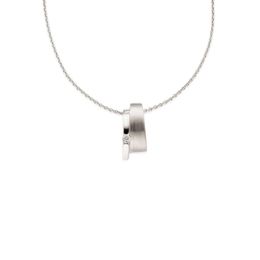 Bruno Banani Damen Kette mit Anh&auml;nger &raquo;Schmuck Geschenk Silber 925 Halsschmuck Halskette Ankerkette&laquo; mit Zirkonia (synth.) silber Silber 925 (