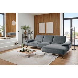 Die PlanBar Ecksofa &raquo;ZE-EM18063, Breite 322 cm&laquo; wahlweise mit Sitztiefen- und Armteilverstellung grau 100% Recyceltes Polyester B/H/T: 322cm x 89cm x 