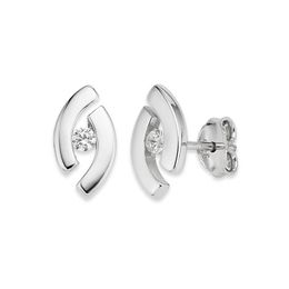 Bruno Banani Damen Paar Ohrstecker &raquo;Schmuck Geschenk Silber 925 Ohrschmuck Ohrringe Glitzerstein&laquo; mit Zirkonia (synth.) bunt Silber 925 (