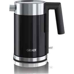 Graef Wasserkocher &raquo;WK 402&laquo; 1 l 1850 W Edelstahl, schwarz schwarz Einheitsgr&ouml;&szlig;e Wasserkocher