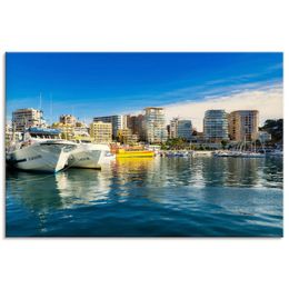 Artland Wandbild &raquo;Hafen von Calp&laquo; Spanien 1 Stk. tlg. als Alubild, Leinwandbild, Poster, Wandaufkleber in verschied. Gr&ouml;&szlig;en Leinwand B/H/T: 30cm x 20cm, 